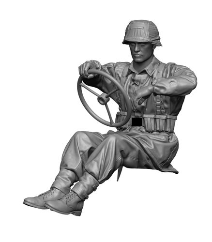 H3MODELS 16120 Waffen WW2 SS Soldier - Kubelwagen Driver (1 Figure)