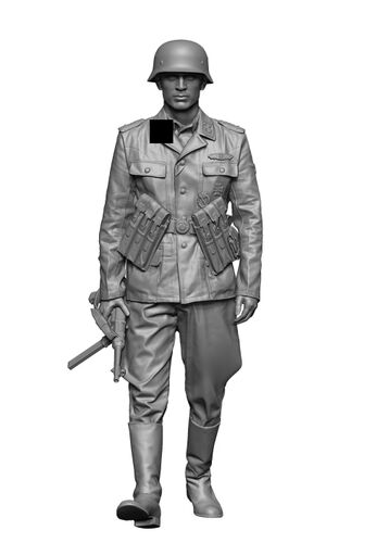 H3MODELS 16147 German WW2 Waffen SS Commander (1 Figure)