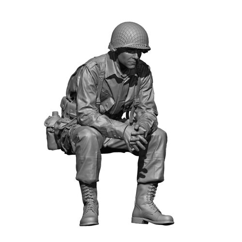 H3MODELS 24005 US WW2 Paratroopers - To Seat (1 Figure)