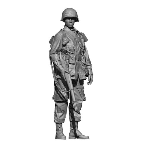 H3MODELS 24008 US WW2 Paratroopers - 2nd Lieutenant (1 Figure)