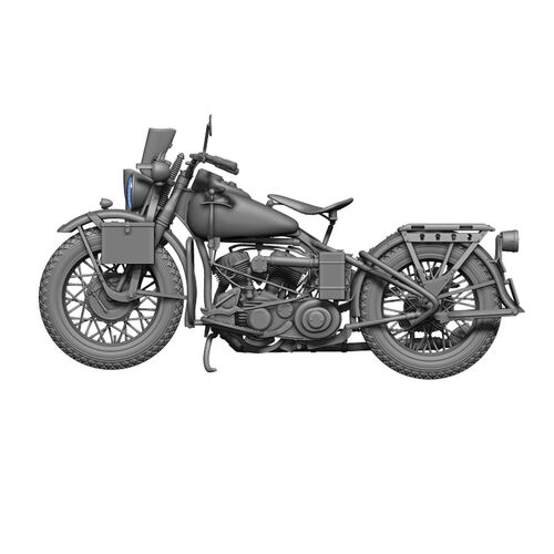 H3MODELS 24011 US Army Motorcycyle Harley Davidson "Iron Horse" (1 Figure)