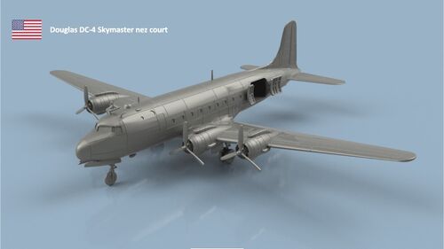 L'Arsenal 2.0 3D400576C Douglas DC-4 Skymaster short nose - 3D Printing (1 plane)