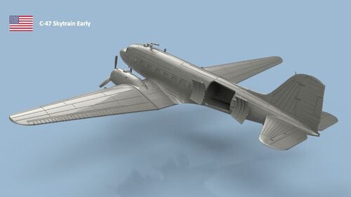 L'Arsenal 2.0 3D700526 Douglas C-47 Skytrain Early - 3D printing (1 plane)