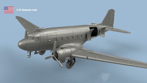 L'Arsenal 2.0 3D700578T Curtiss C-46 Commando three-bladed - 3D Printing (1 plane)