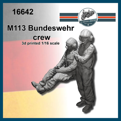 FC ModelTrend 16642 M113 - Bundeswehr Crew 3D-printed (2 figures)
