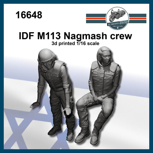 FC ModelTrend 16648 M113 - IDF Crew 3D-printed (2 figures)