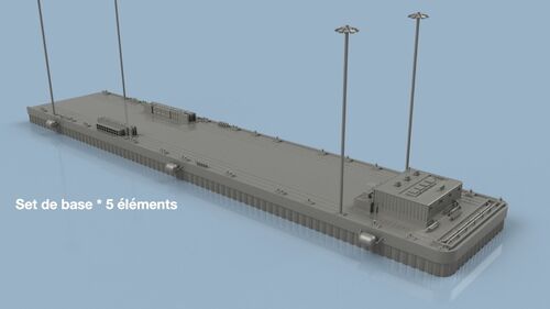 L'Arsenal 2.0 3D350577_0 US Modern Wharf on Statten Island Basic Set - 3D Printing