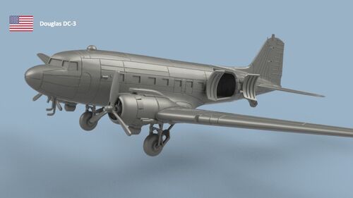 L'Arsenal 2.0 3D200525 Douglas DC-3 - 3D printing (1 plane)