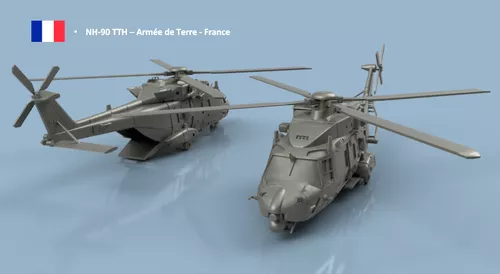 L'Arsenal 2.0 3D200267 NH Industries NH-90 TTH Armee de Terre - 3D printing (1 helicopter)