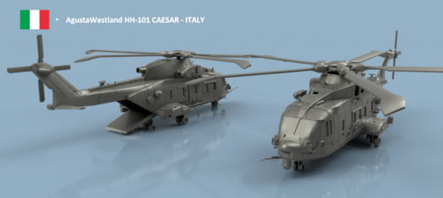 L'Arsenal 2.0 3D200277 AgustaWestland HH-101 Caesar Italy - 3D printing (1 helicopter)