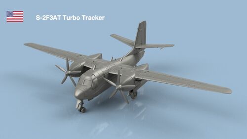L'Arsenal 2.0 3D144597S Civil Tracker : S-2F3AT Turbo Tracker - 3D printing (1 plane)