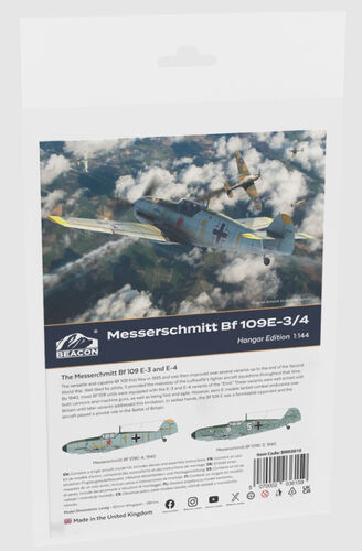 Beacon Models BMK0010 Messerschmitt Bf-109 E-3/E-4 (Hangar Edition)