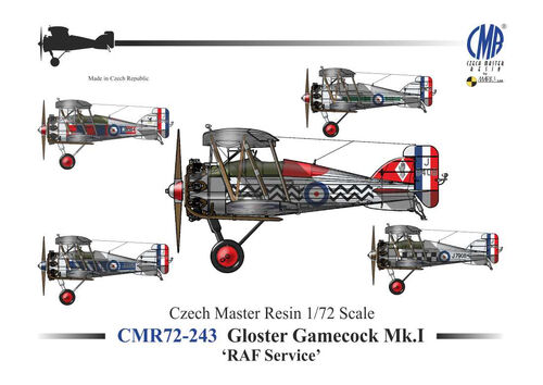 Czech Master Resin 72-243 Gloster Gamecock Mk.I 'RAF Service'
