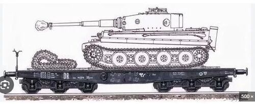 Peddinghaus-Decals 72F313 80 ton Reichsbahn flat wagon
