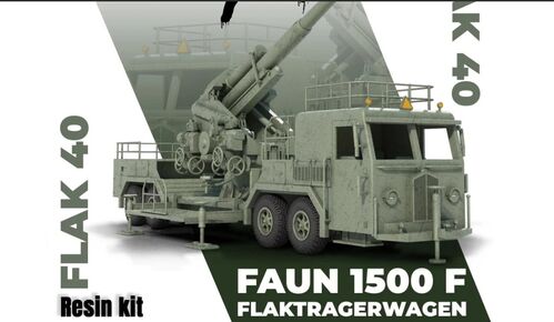 Peddinghaus-Decals 72Y051 Faun 1500 with 12,8 cm Flak 40