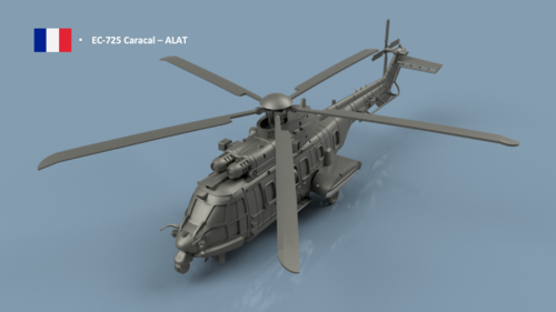 L'Arsenal 2.0 3D144346 EC-225 Caracal ALAT - 3D printing (1 helicopter)