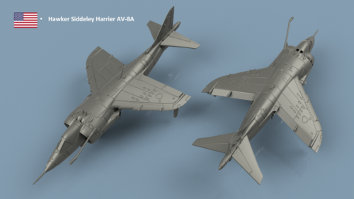 L'Arsenal 2.0 3D144355 Hawker Siddeley Harrier AV-8 A - 3D printing (1 plane)