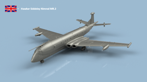 L'Arsenal 2.0 3D144468 Hawker Siddeley Nimrod MR.2 - 3D printing (1 plane)