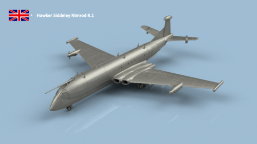 L'Arsenal 2.0 3D144469 Hawker Siddeley Nimrod R.1 - 3D printing (1 plane)