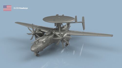 L'Arsenal 2.0 3D144523 Grumman E-2 D Hawkeye unfolded wings - 3D printing (1 plane)