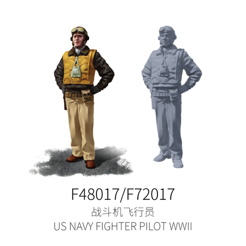 Galaxy-Model F72017 US Navy Fighter Pilot WWII 01
