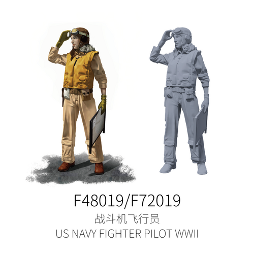 Galaxy-Model F72019 US Navy Fighter Pilot WWII 03