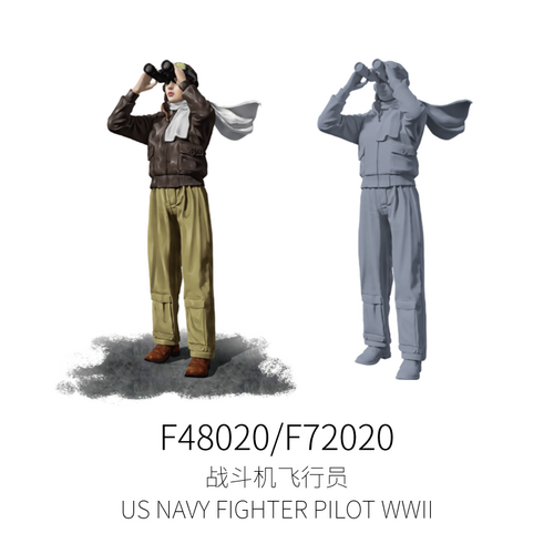 Galaxy-Model F72020 US Navy Fighter Pilot WWII 04