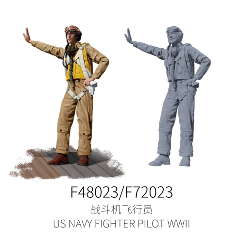 Galaxy-Model F72023 US Navy Fighter Pilot WWII 07