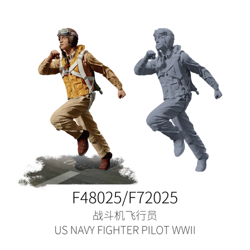 Galaxy-Model F72025 US Navy Fighter Pilot WWII 09