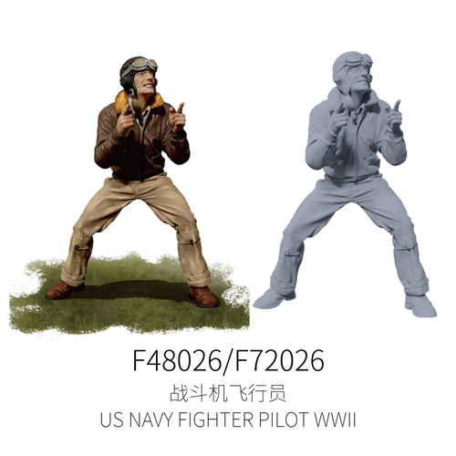 Galaxy-Model F72026 US Navy Fighter Pilot WWII 10
