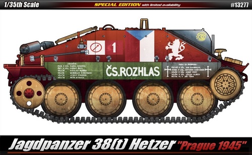 Academy 13277 Jagdpanzer 38(t) Hetzer "Prague 1945"