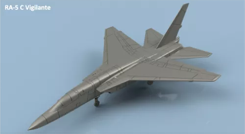 L'Arsenal 2.0 3D144119 North American RA-5 C Vigilante unfolded wings - 3D printing (1 plane)