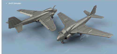 L'Arsenal 2.0 3D144172 Grumman A-6 E Intruder unfolded wings - 3D printing (1 plane)