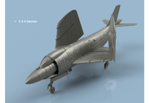 L'Arsenal 2.0 3D144195 McDonnell F-3 H Demon folded wings - 3D printing (1 plane)