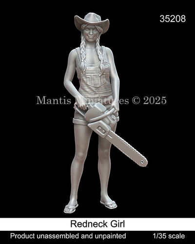 Mantis Miniatures 35208 Redneck Girl