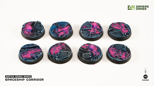 GamersGrass GGB-AIR28 Alien Infestation Bases - Round 28mm (x8)