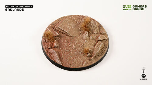 GamersGrass GGB-BLR80 Badlands Base - Round 80mm (x1)