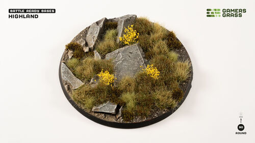GamersGrass GGB-HLR90 Highland Base - Round 90mm (x1)
