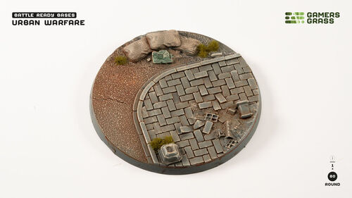 GamersGrass GGB-UWR80 Urban Warfare Base - Round 80mm (x1)