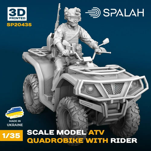 Spalah 20435 ATV Quadrobike With Rider