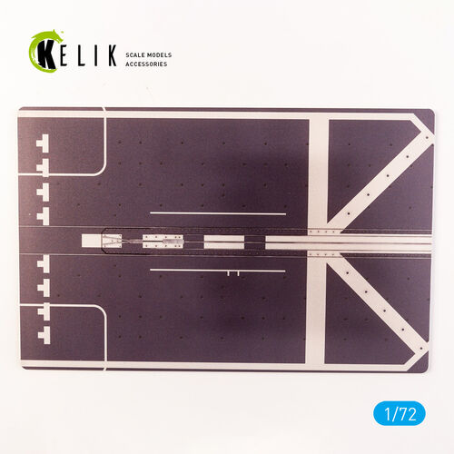 KELIK KS72105 Mogami-Class Frigate Deck (Short Version) - Base - Acrylic 3mm (280x180mm) (170g)