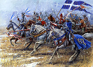 Zvezda 8036 French Mounted Knights XV Century