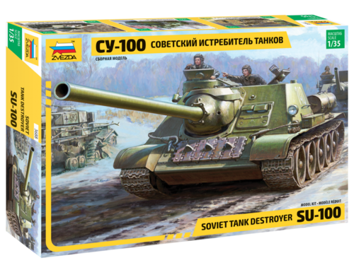 Zvezda 3688 Soviet Tank Destroyer SU-100