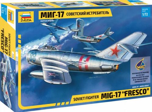 Zvezda 7318 Soviet fighter Mig-17 " Fresco"