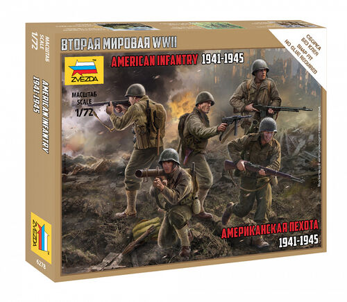 Zvezda 6278 American Infantry 1941-1945