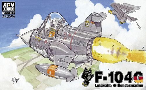 AFV Club AFQS006 F-104 Starfighter Luftwaffe Egg Plane
