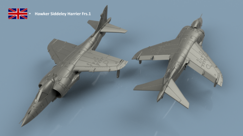 L'Arsenal 2.0 3D100358 Hawker Siddeley Harrier Frs.1 UK - 3D printing (1 plane)
