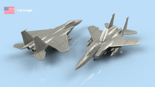 L'Arsenal 2.0 3D100419 McDonnell Douglas F-15 D Eagle - 3D printing (1 plane)