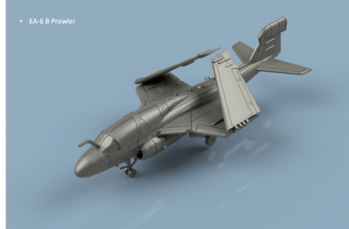 L'Arsenal 2.0 3D100153 Grumman EA-6 B Prowler - folded wings (1 plane)