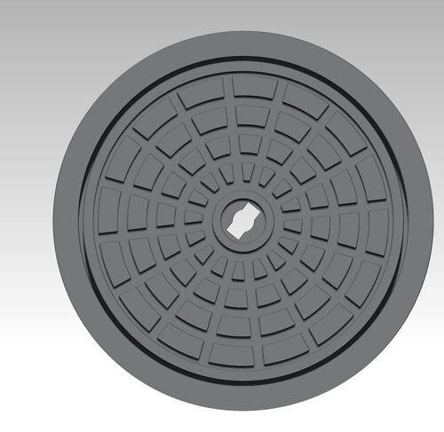 VG DioModels 64031 Manhole Cover 2